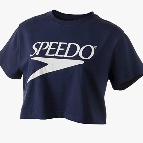Speedo | Tops | Speedo Navy Crop Top | Poshmark